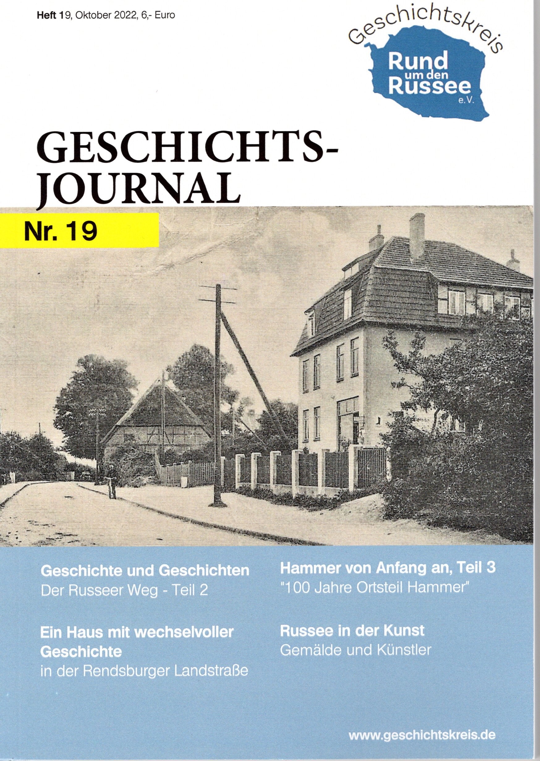 Geschichtskreis "Rund um den Russee" - Geschichtsjournale